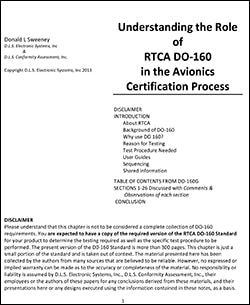 DO-160 Whitepaper Download - D.L.S. Electronic Systems, Inc.